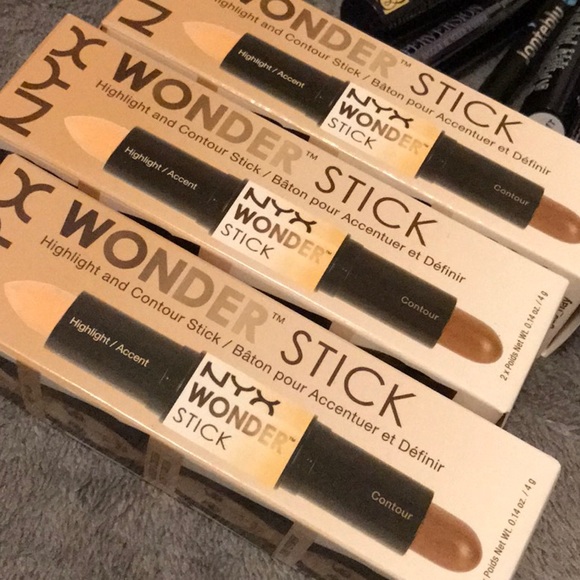 NYX | Makeup | Nyx Wonder Stick Medium Tan Contour Highlight | Poshmark